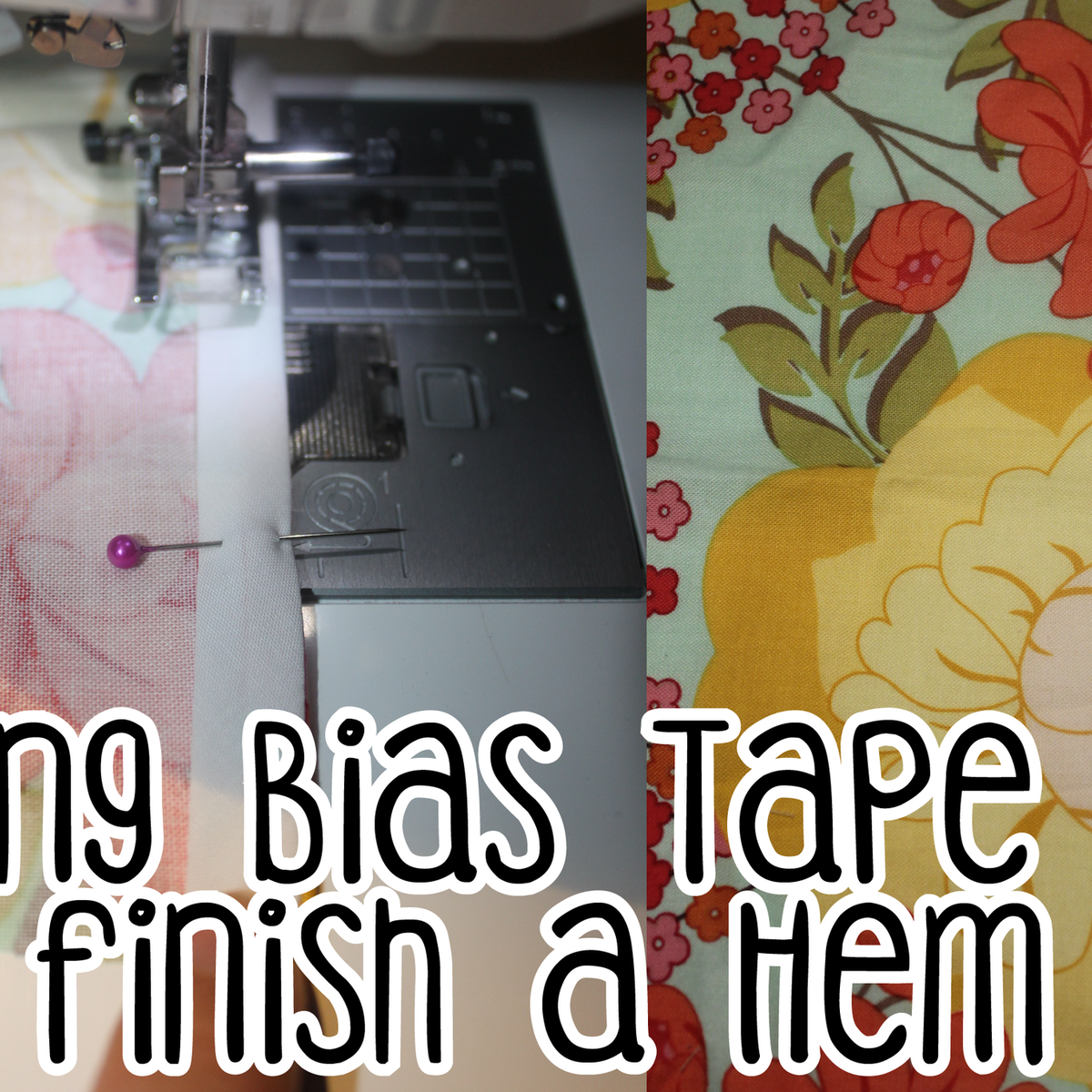 Using bias tape to finish an edge – Tadah Patterns + Sewing