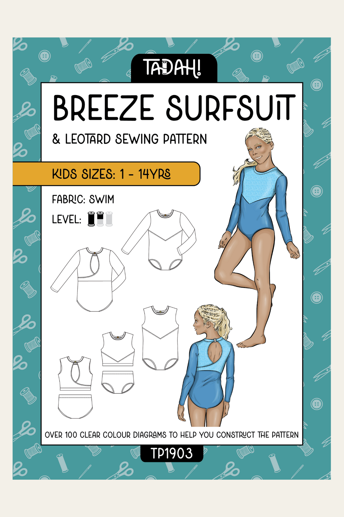 Breeze Surfsuit & Leo Sewing Pattern – Tadah Patterns + Sewing