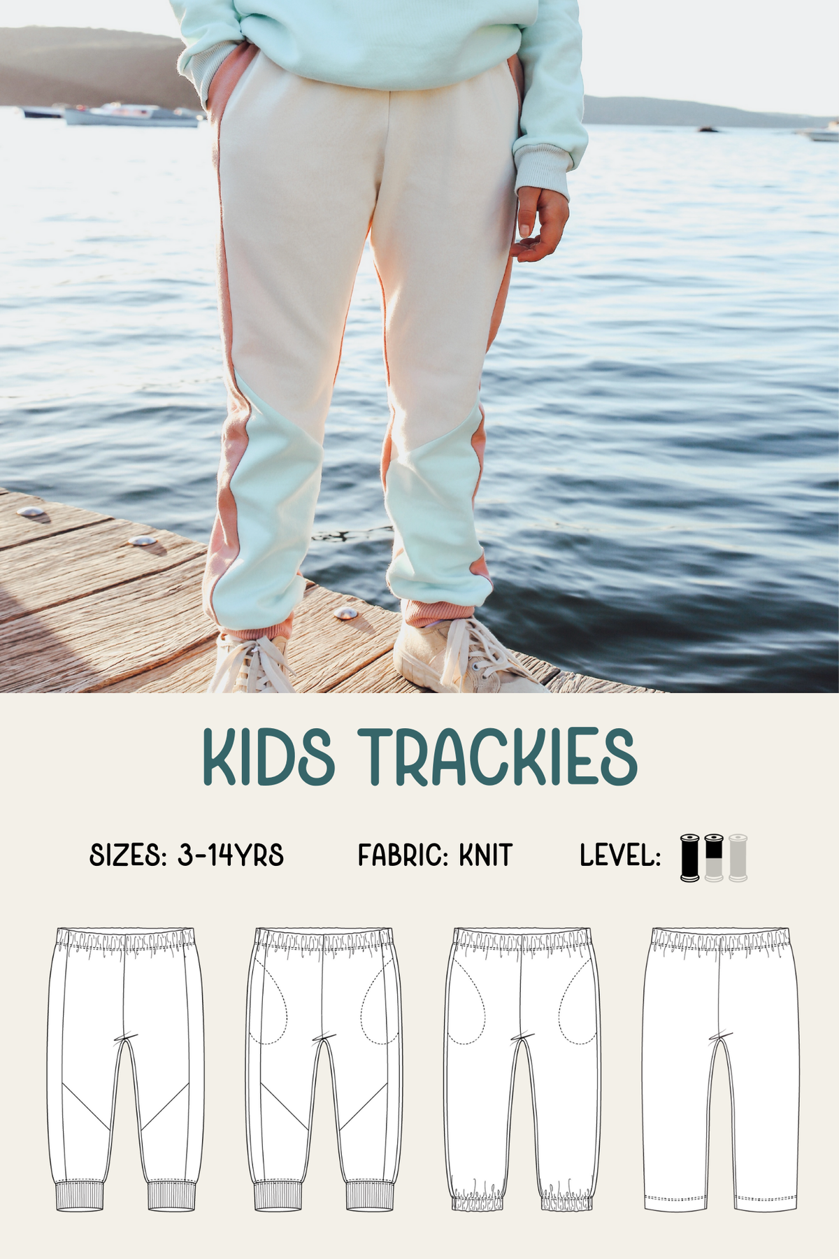 Kids Trackies – Tadah Patterns + Sewing