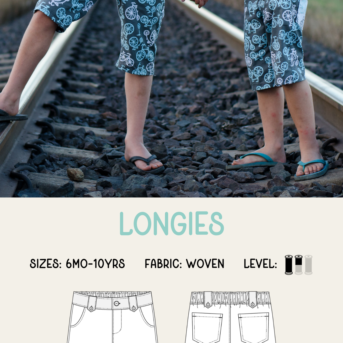 Longies Sewing Pattern – Tadah Patterns + Sewing