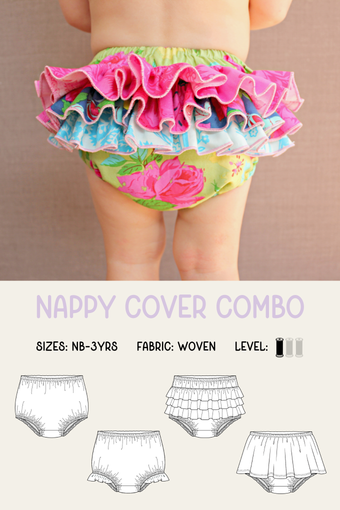 Nappy Cover Combo Sewing Pattern – Tadah Patterns + Sewing