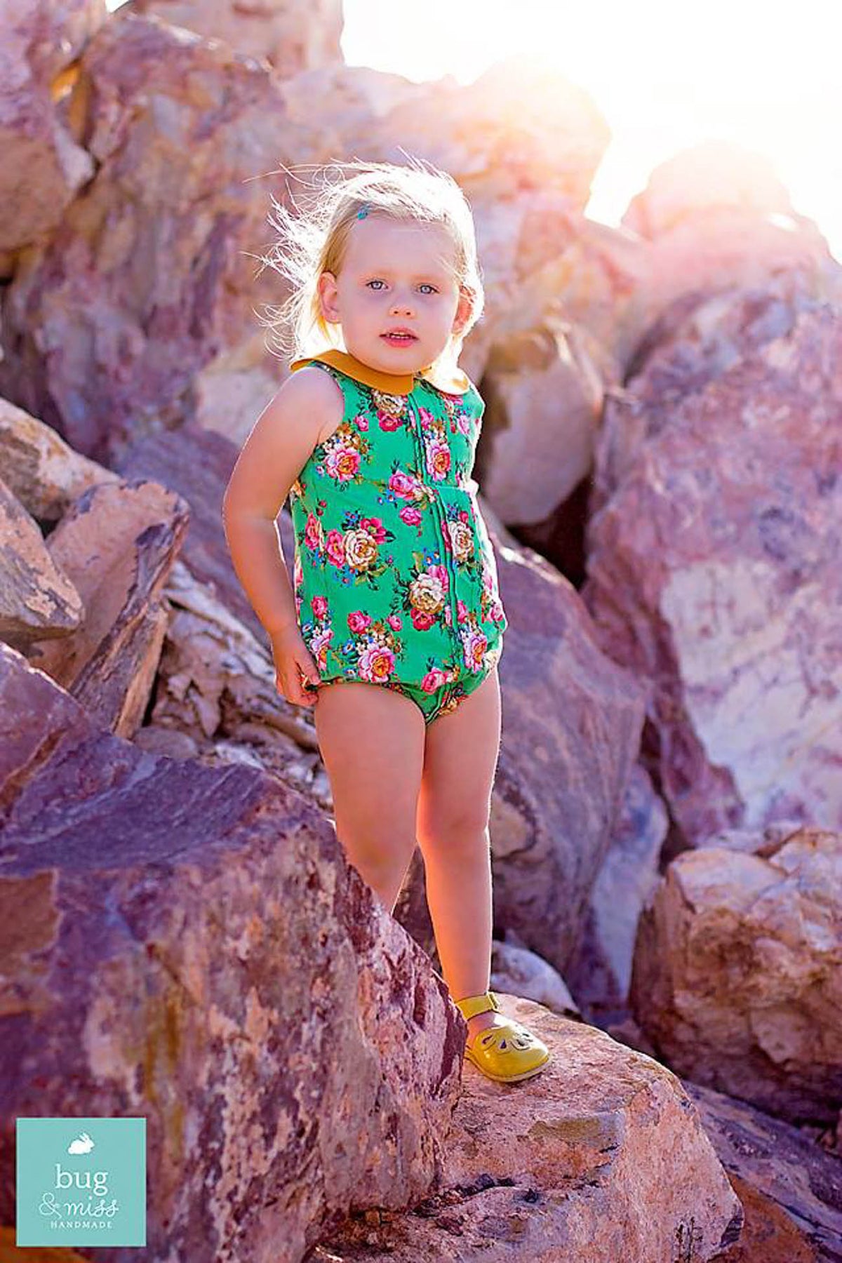 Pleatie Playsuit Sewing Pattern – Tadah Patterns + Sewing