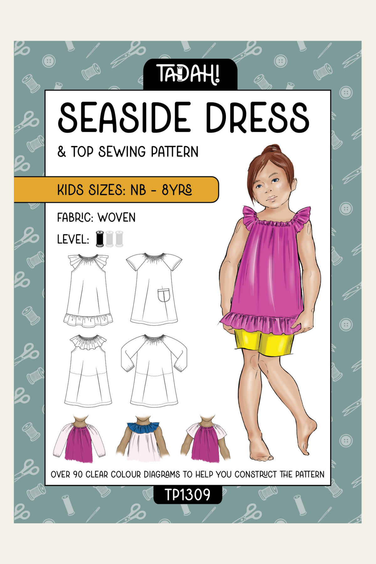 Seaside Dress & Top Sewing Pattern – Tadah Patterns + Sewing