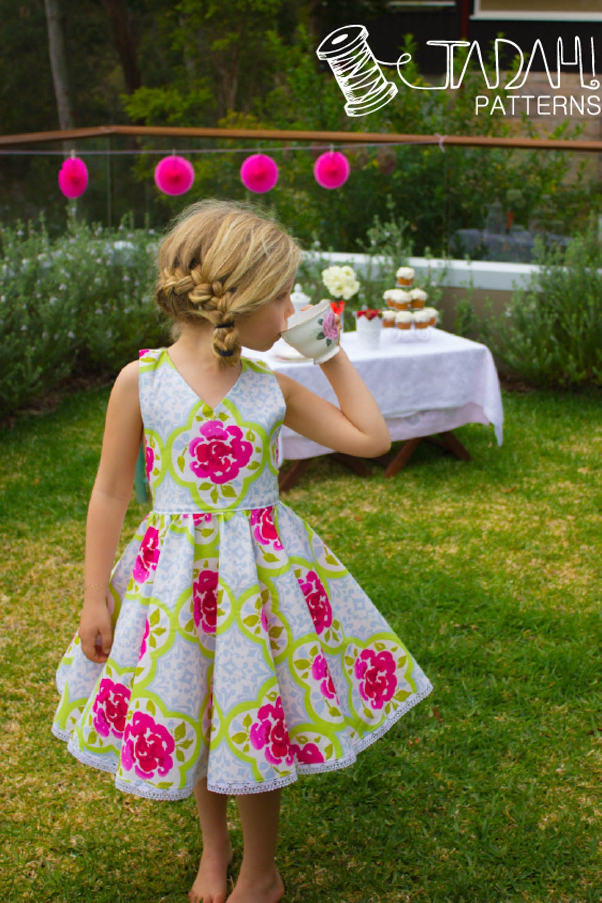 Tea Party Dress Sewing Pattern – Tadah Patterns + Sewing