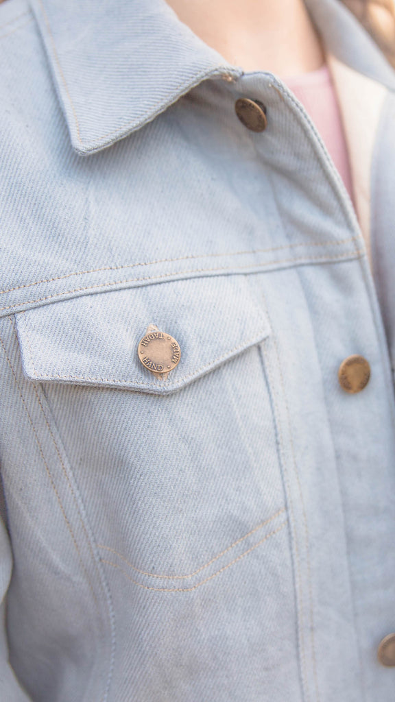 Denim Button Starter Kit - 3 colours - Tadah Patterns + Sewing