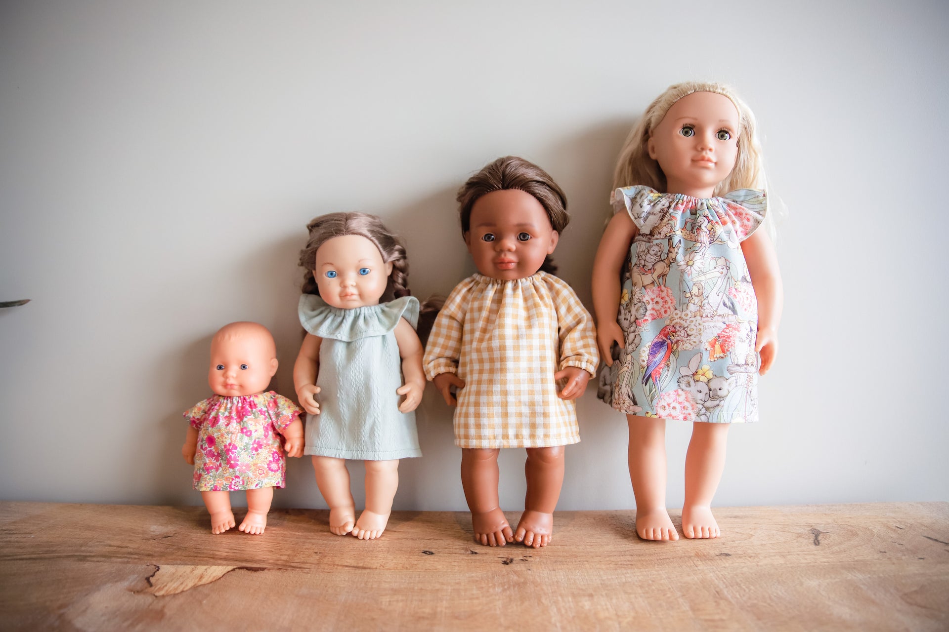 Doll Clothes 3 Pattern BUNDLE (Seaside Dress + Tea Party Dress + Vinti ...