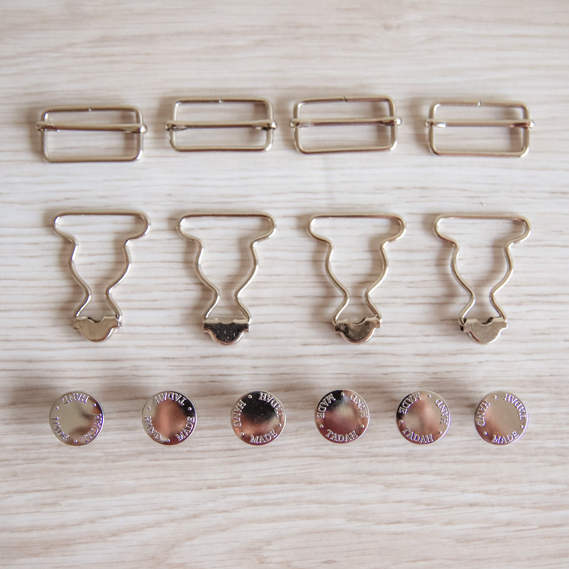 Overalls Hardware Kit ~ 28mm ~ Baby size – Tadah Patterns + Sewing