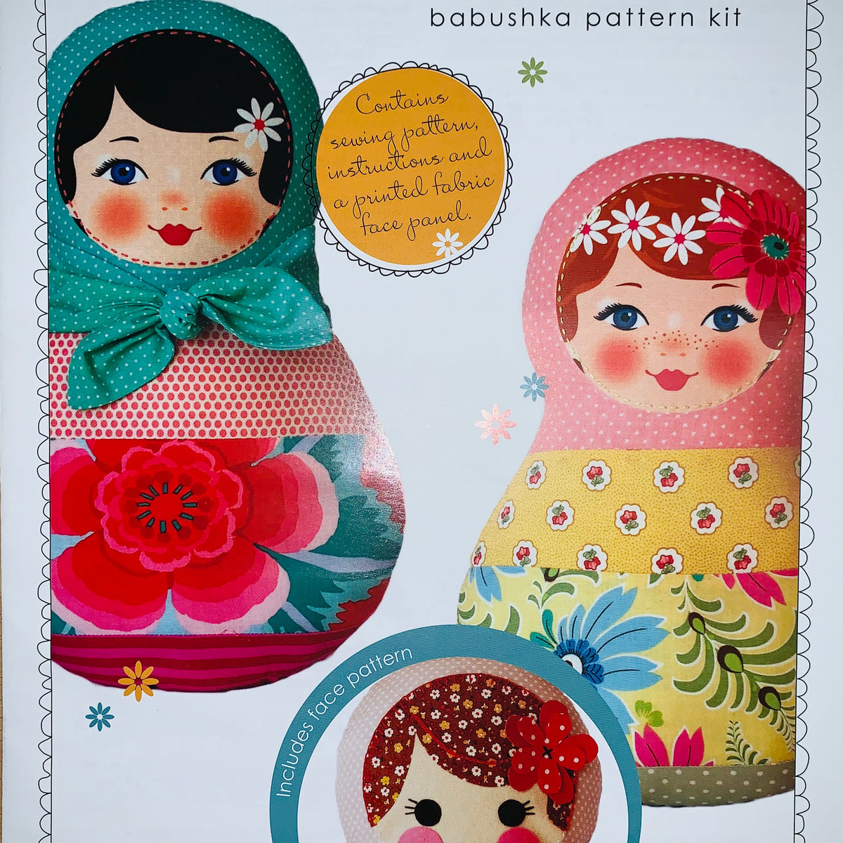 Ooshka Babushka Pattern Kit - Includes printed face panel – Tadah ...