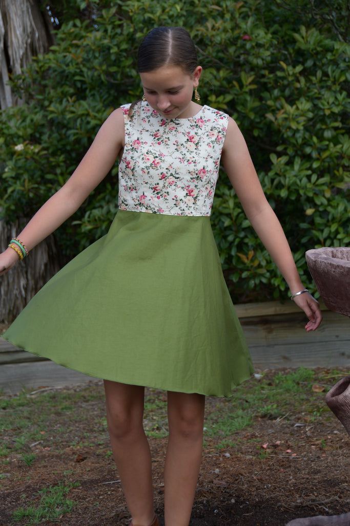 Teen Tea Party Dress Sewing Pattern - Tadah Patterns + Sewing